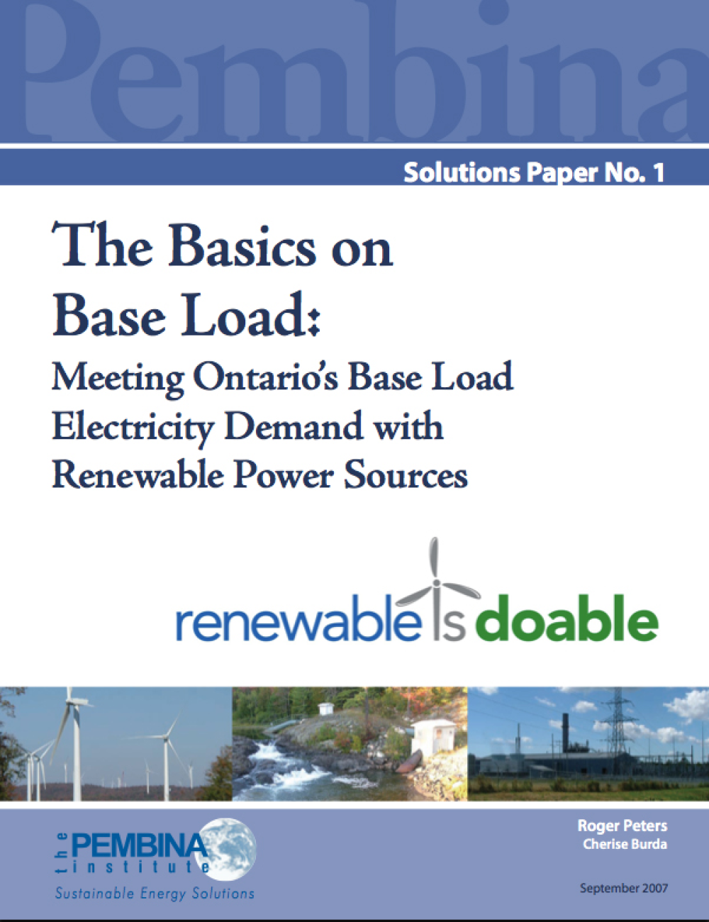 The Basics on Base Load | Pembina Institute