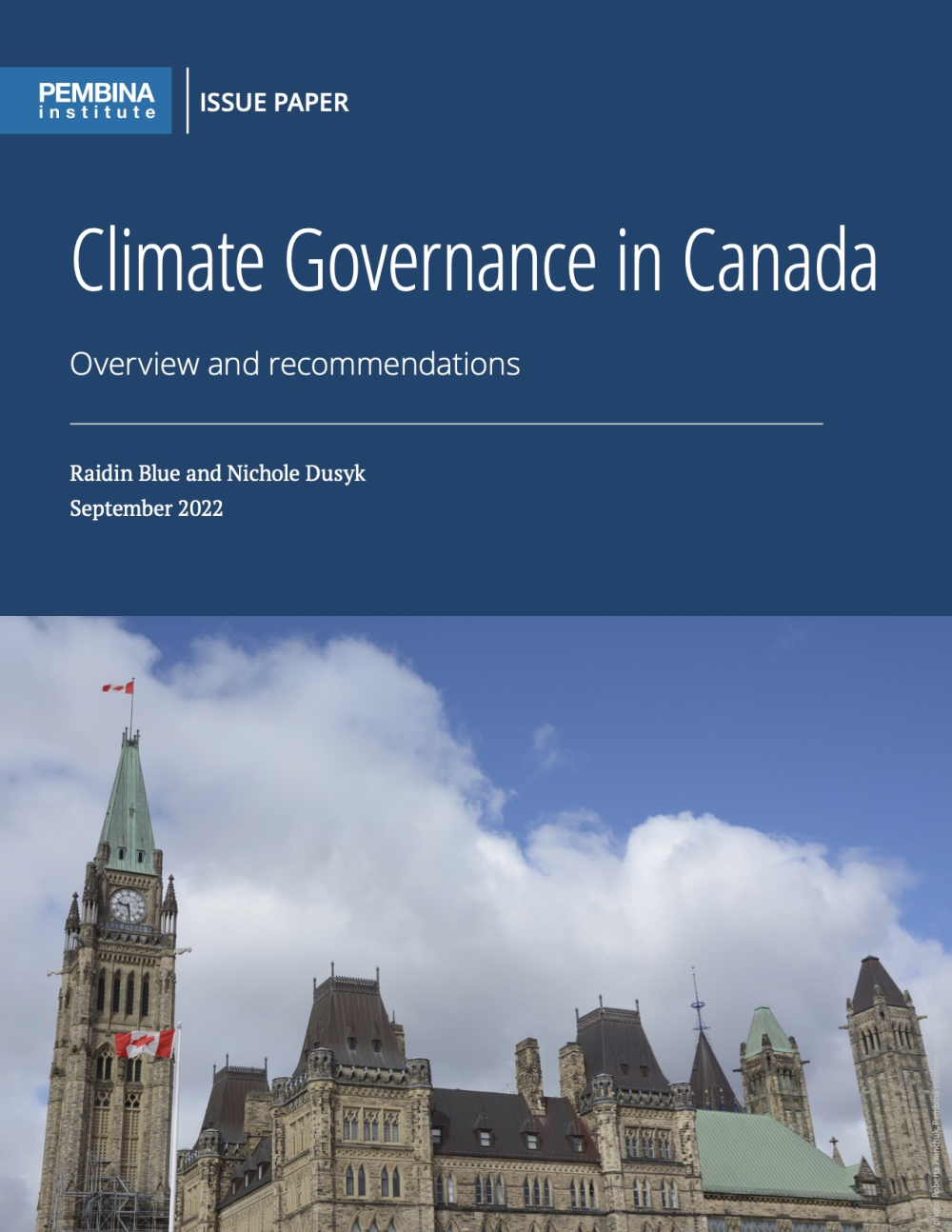 Climate Governance in Canada | Pembina Institute