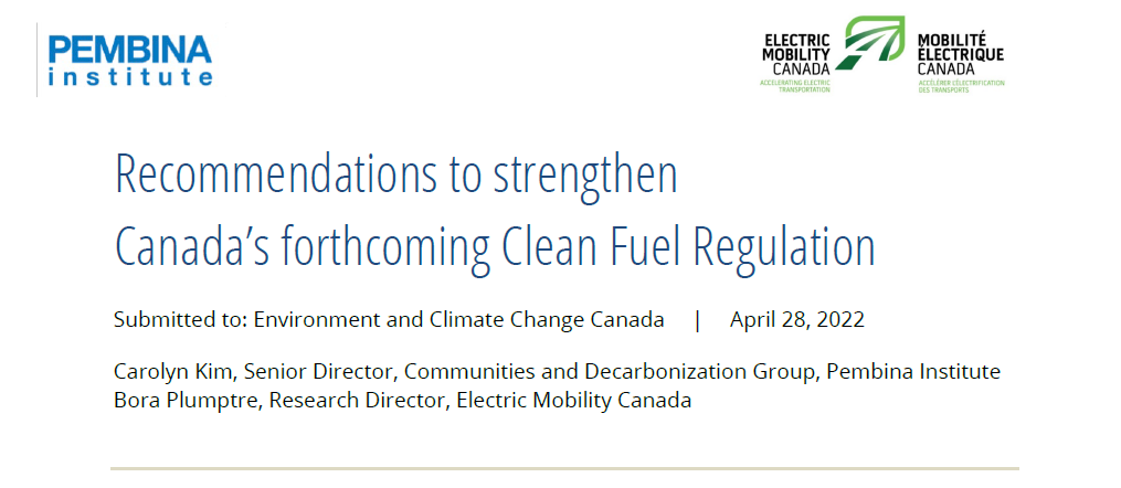 Clean Fuel Regulations