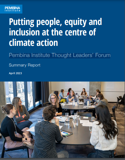 Putting people, equity and inclusion at the centre of climat