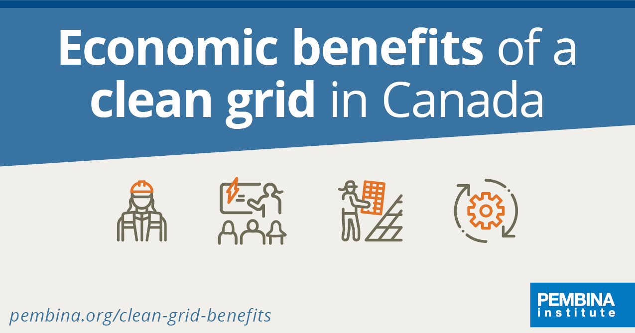 Economic benefits of a clean grid in Canada