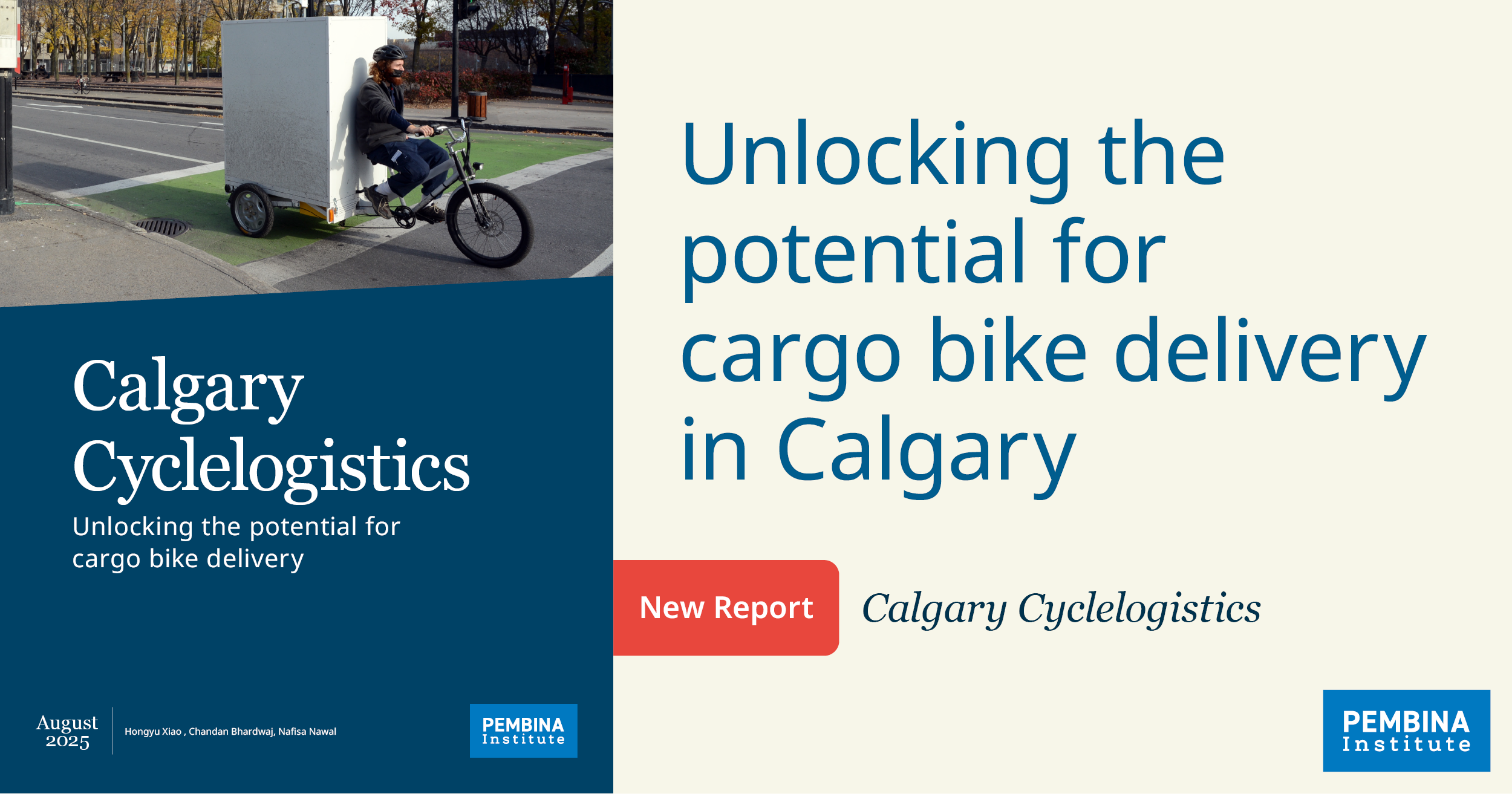 Calgary Cyclelogistics | Pembina Institute