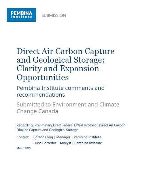 Direct Air Carbon Capture and Geological Storage: Clarity and Expansion ...