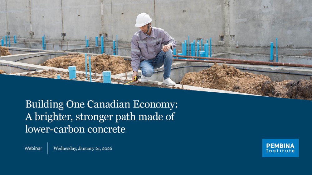 Building One Canadian Economy | Pembina Institute