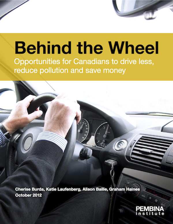 Behind the Wheel | Pembina Institute