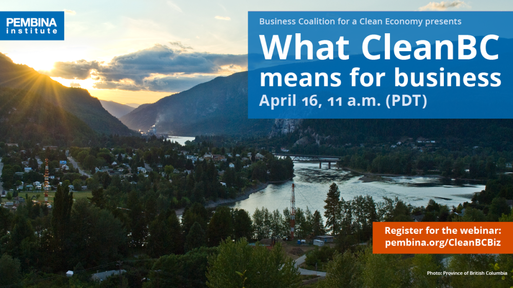 Business leaders tout CleanBC’s support for private sector