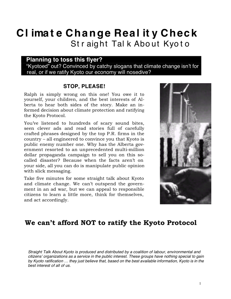 Climate Change Reality Check | Pembina Institute