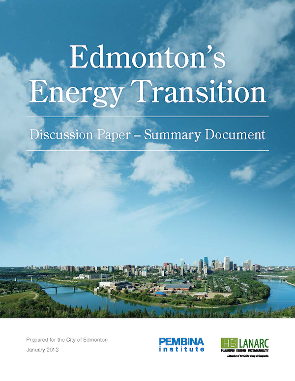 Edmonton’s Energy Transition | Pembina Institute