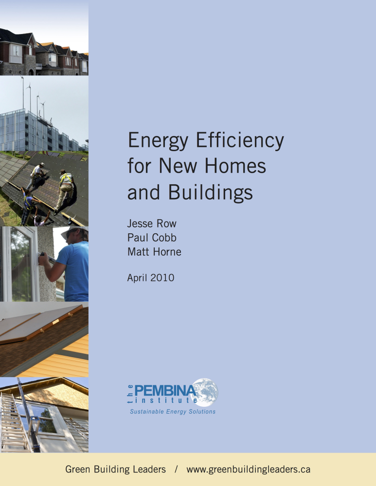 Energy Efficiency for New Homes and Buildings