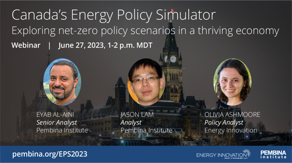 Energy Policy Simulator – Canada: Webinar 2023