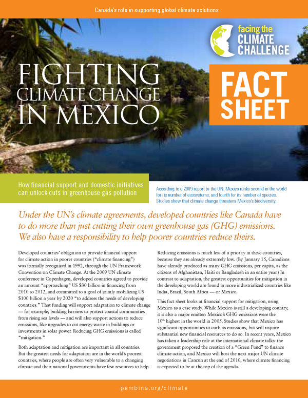 Fighting Climate Change in Mexico