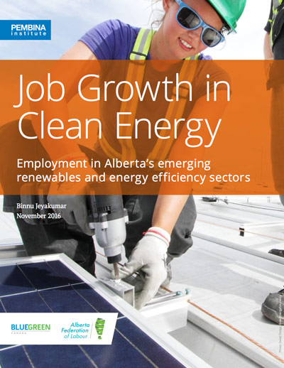 Job growth in clean energy