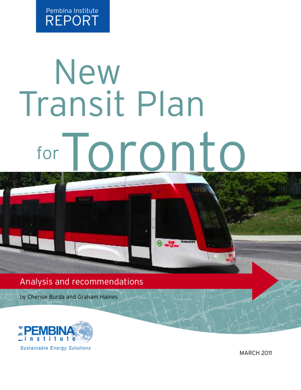 New Transit Plan for Toronto