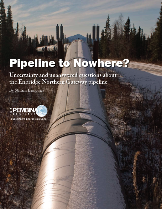 Pipeline to Nowhere? | Pembina Institute