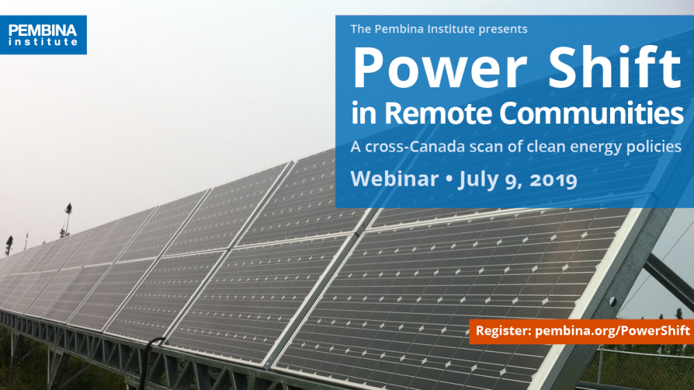 Webinar: Power Shift in Remote Communities