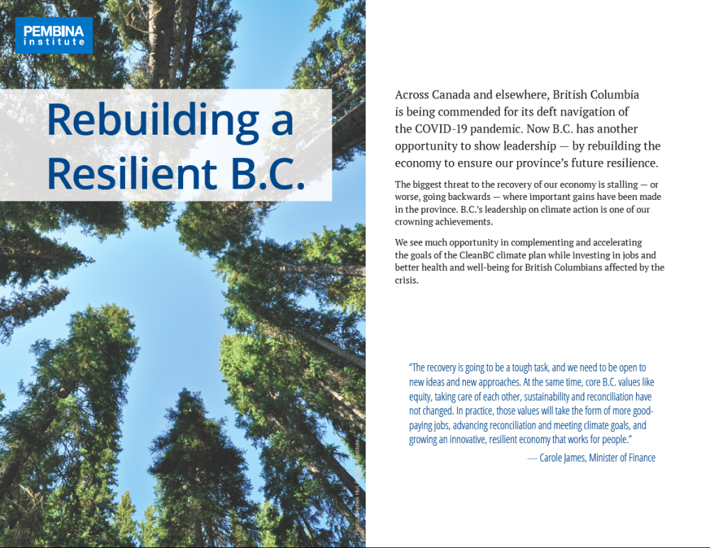 Rebuilding a Resilient B.C. action plan