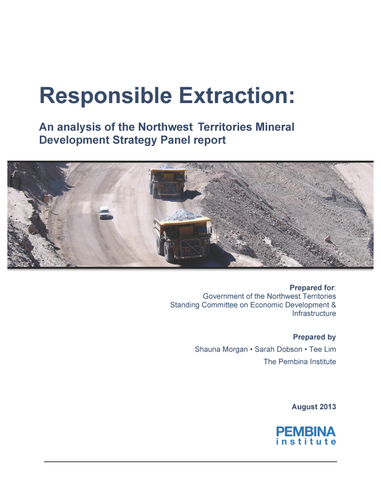 Responsible Extraction | Pembina Institute