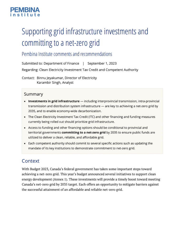 Supporting grid infrastructure investments