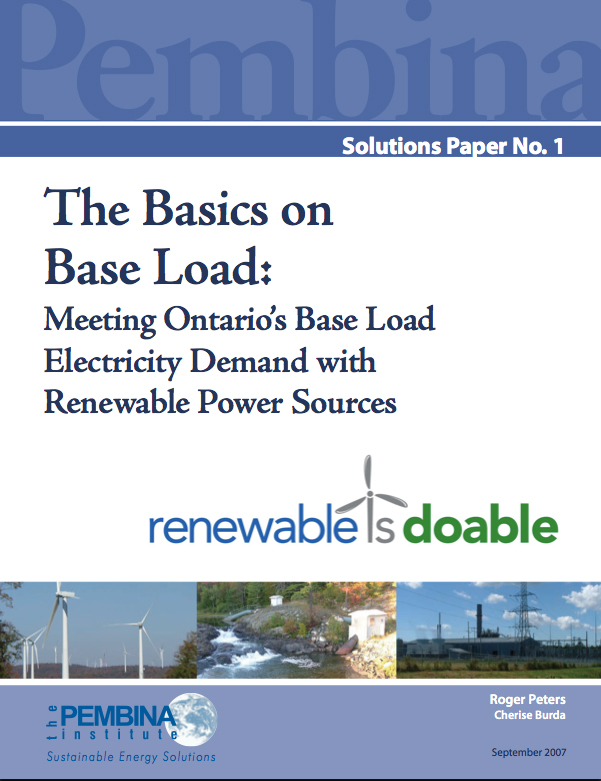 The Basics on Base Load | Pembina Institute