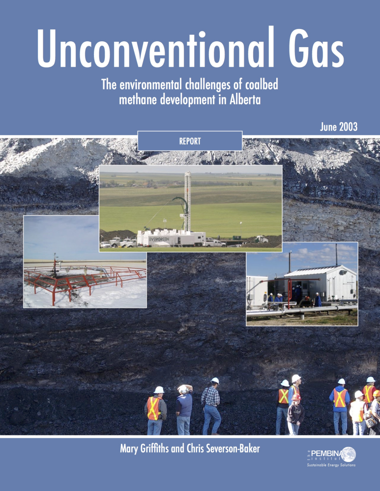 Unconventional Gas | Pembina Institute